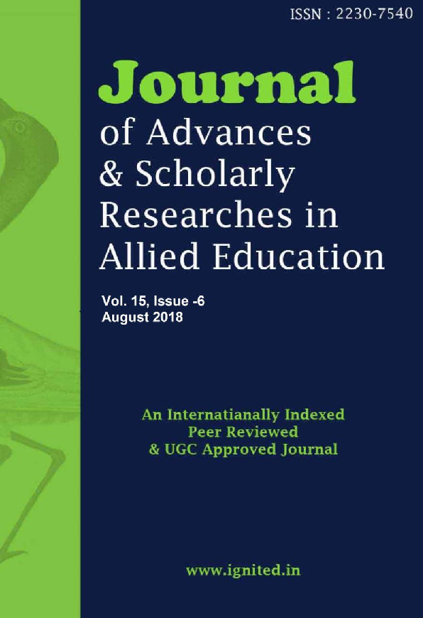 (PDF) Journal of Advances and Scholarly Researches in Allied Education ... (PDF) Journal of Advances and Scholarly Researches in Allied Education ...