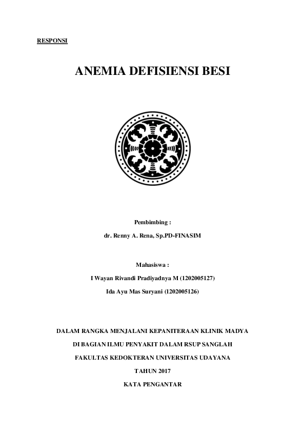 (PDF) ANEMIA DEFISIENSI BESI