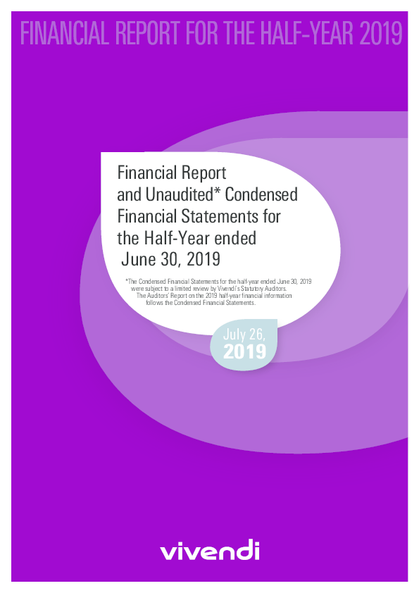 PDF Vivendi Financial Report For The Half Year 2019 Claudio pdf-vivendi-financial-report-for-the-half-year-2019-claudio