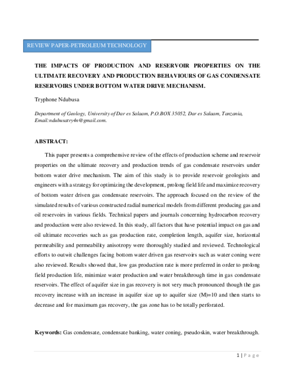 (PDF) Application of Chan Plot in Water Control Diagnostics for Field ...
