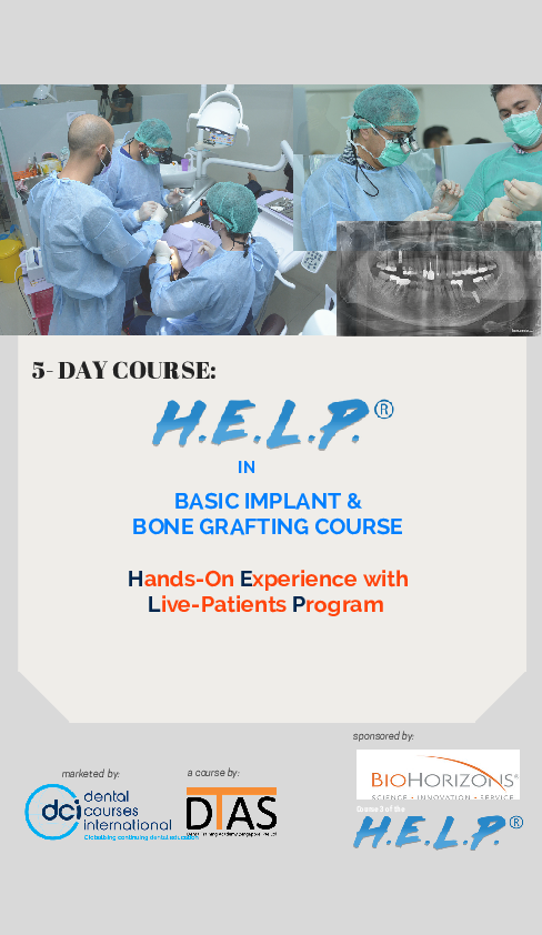 (PDF) BASIC IMPLANT & BONE GRAFTING COURSE Hands-On Experience with ...