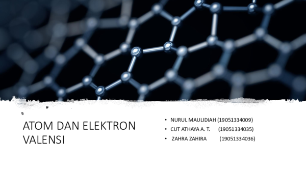 (PPT) ATOM DAN ELEKTRON VALENSI