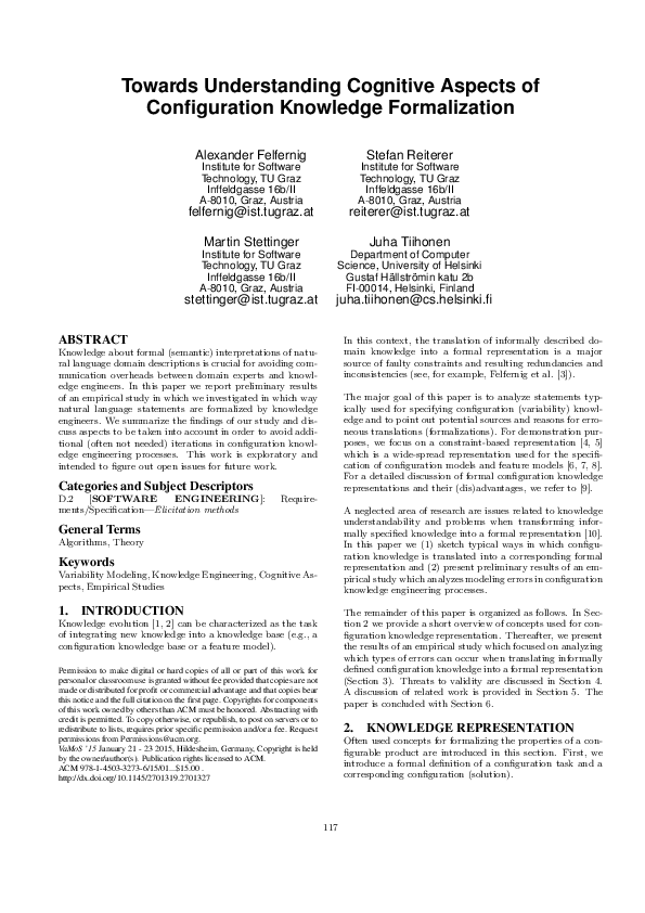 (PDF) Towards Understanding Cognitive Aspects of Configuration ...