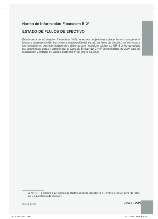 (PDF) ESTADO DE FLUJOS DE EFECTIVO- NIF B2