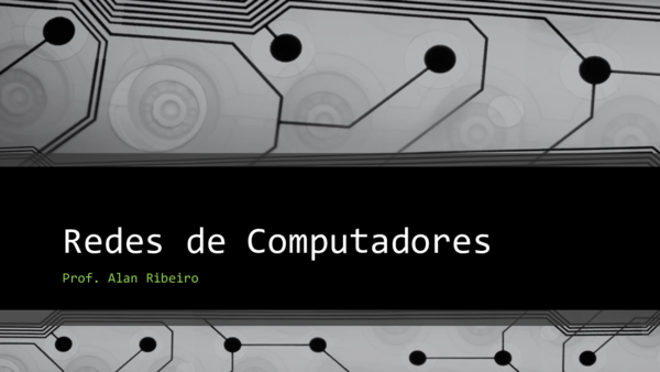 (PDF) Redes de Computadores