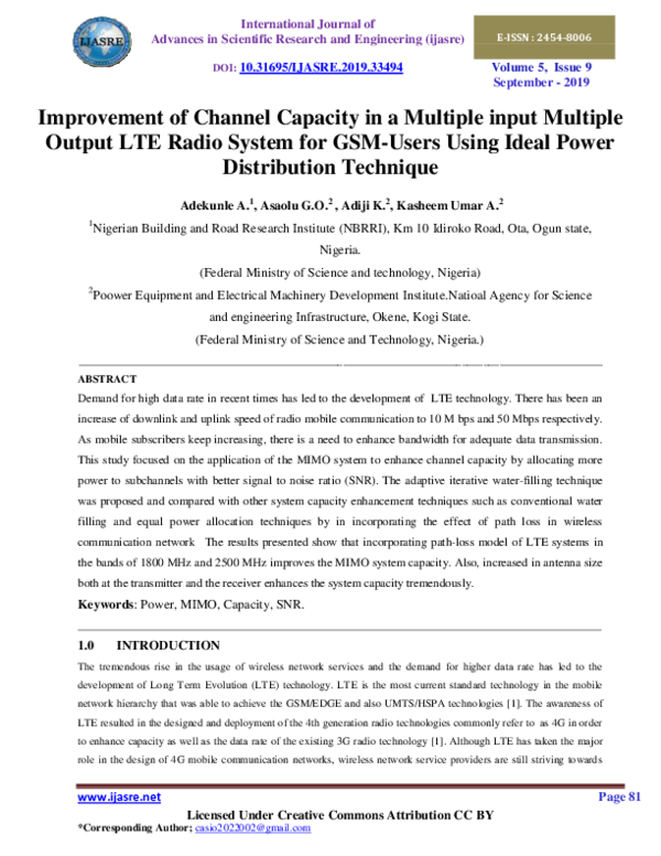 (PDF) Licensed Under Creative Commons Attribution CC BY Improvement of ...