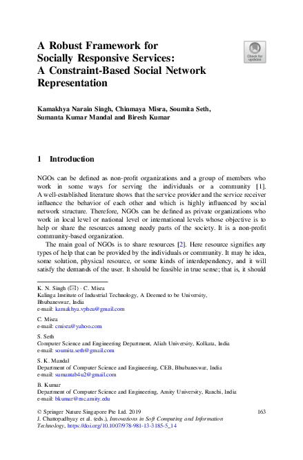 (PDF) Robust Framework