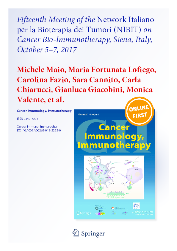 (PDF) Cancer Immunol Immunother