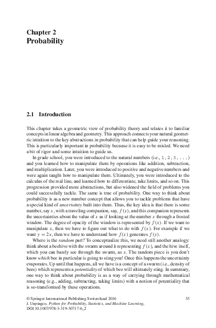 (PDF) Chapter 2 Probability