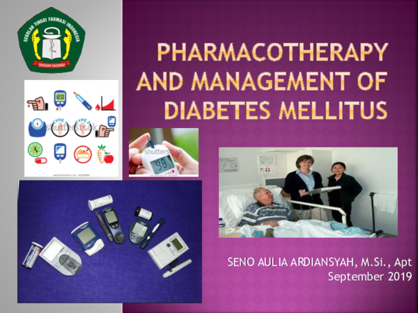 (PPT) PHARMACOTHERAPY AND MANAGEMENT OF DIABETES MELLITUS