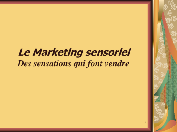 (PPT) Marketing sensoriel