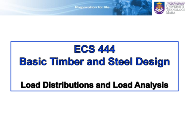 (PDF) Load Distribution and Load Analysis