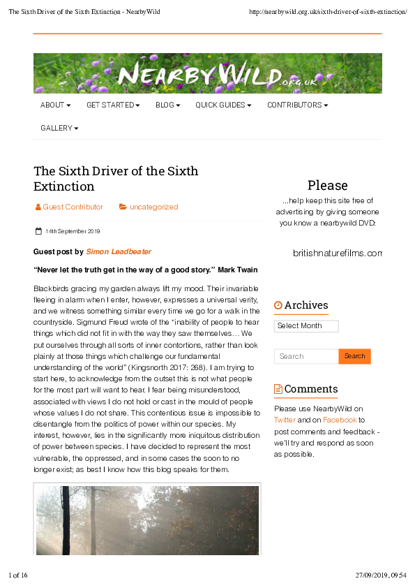 (DOC) Learning to Rewild: Examining the failed case of the Dutch “New ...