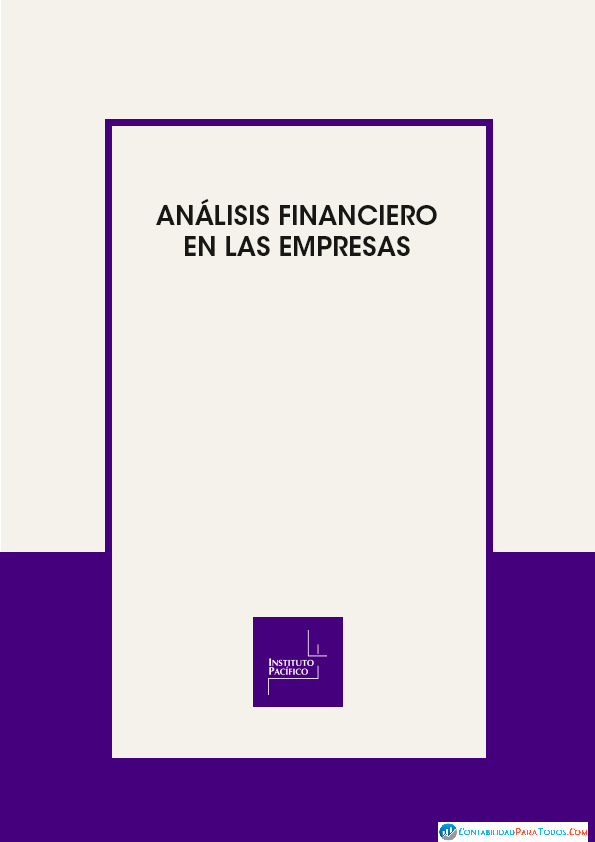(PDF) Analisis Financiero en las empresas