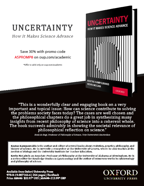 (PDF) Uncertainty: How It Makes Science Advance
