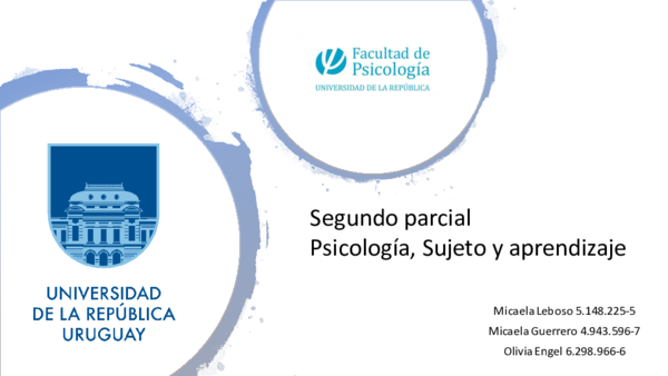 (PDF) psicologia sujeto y aprendizaje
