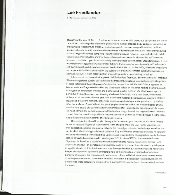 (PDF) “Lee Friedlander, Madison, Wisconsin, 1966,” in Darby English and ...