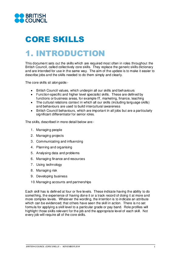 (PDF) BC Core skills | Jehanzeb Sohail - Academia.edu