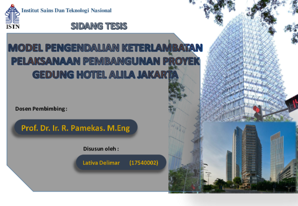 (PDF) Model Keterlambatan Pelaksanaan Pembangunan Proyek Gedung Hotel ...