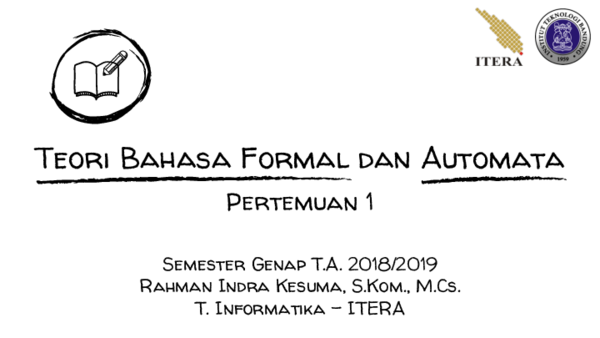 (PDF) Teori Bahasa Formal dan Automata Pertemuan 1