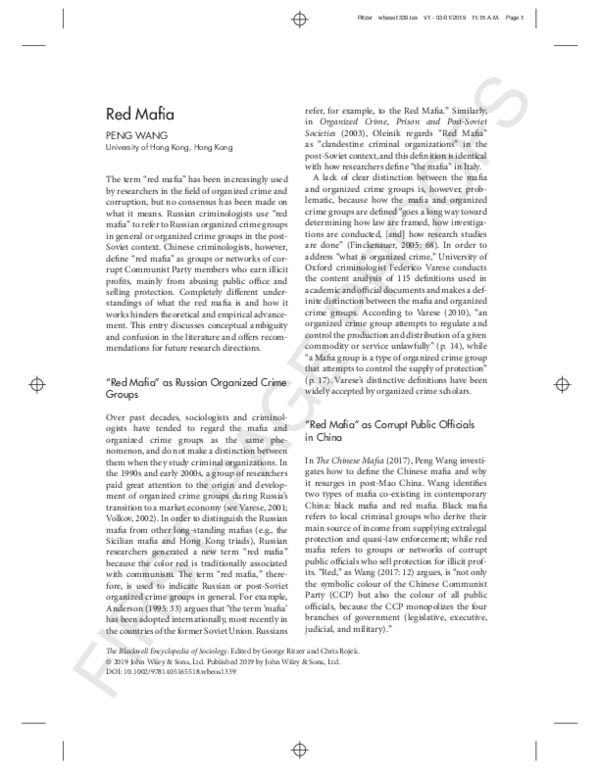 (PDF) Red Mafia