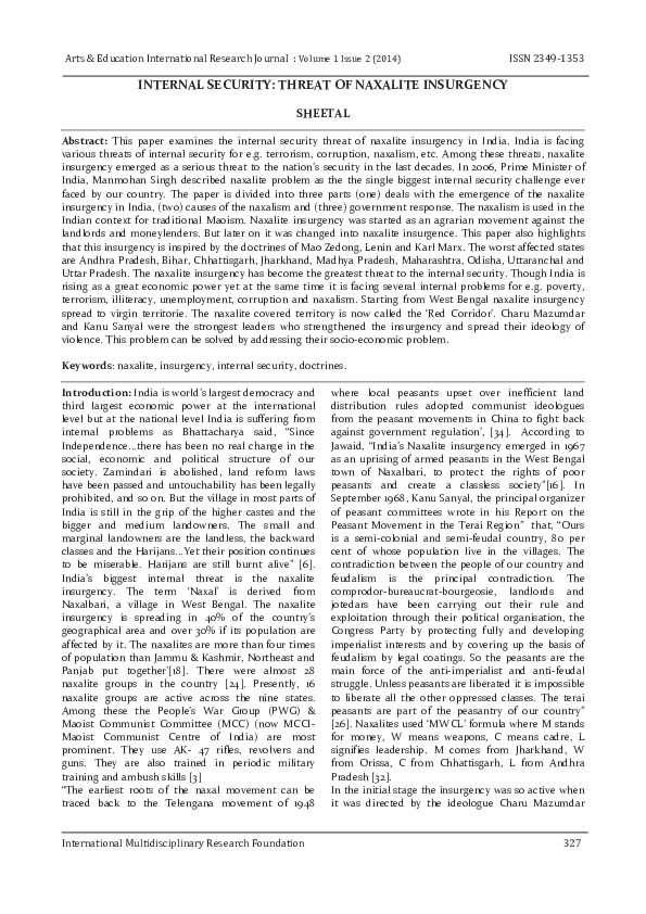 (PDF) Internal Security