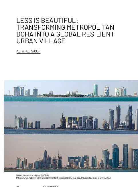 (PDF) LESS IS BEAUTIFUL: TRANSFORMING METROPOLITAN DOHA INTO A GLOBAL ...