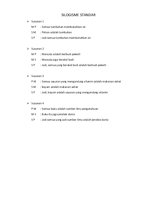 (DOC) SILOGISME STANDAR & VALID