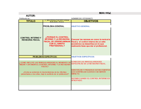 (XLS) MATRIZ CONTROL INTERNO