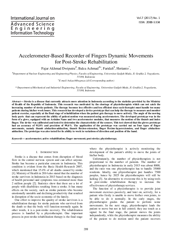 (PDF) Accelerometer-Based Recorder of Fingers Dynamic Movements for ...