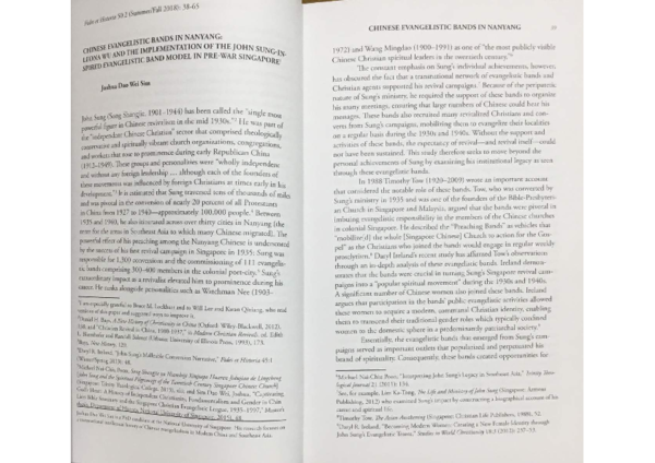 (PDF) Chinese Evangelistic Bands in Nanyang: Leona Wu and the ...