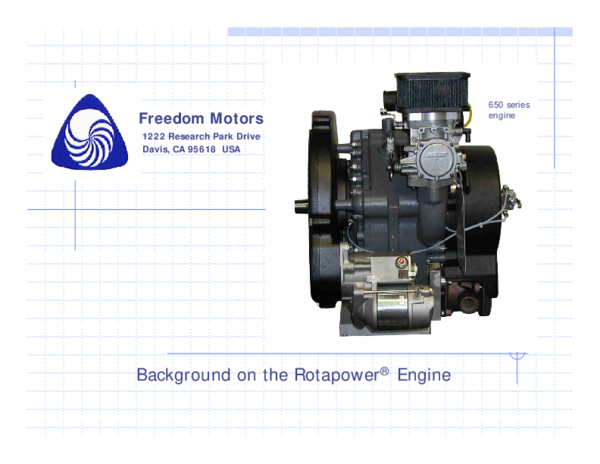 (PDF) Background on the Rotapower ® Engine (Wankel Rotary Engine by ...