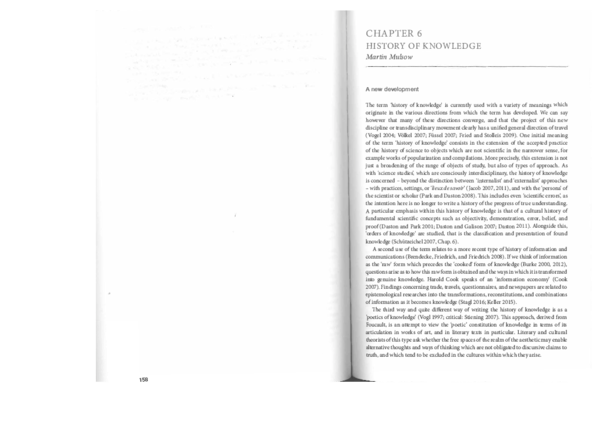 (PDF) HISTORY OF KNOWLEDGE