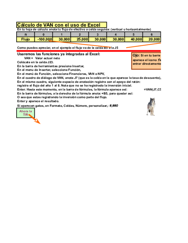 Formulas Financieras en Excel