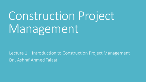 (PPT) Lec 1 introduction
