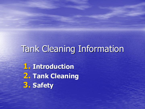 (PPT) Tank Cleaning Presentation Chemical Tankers20191009 104029 asjbdv