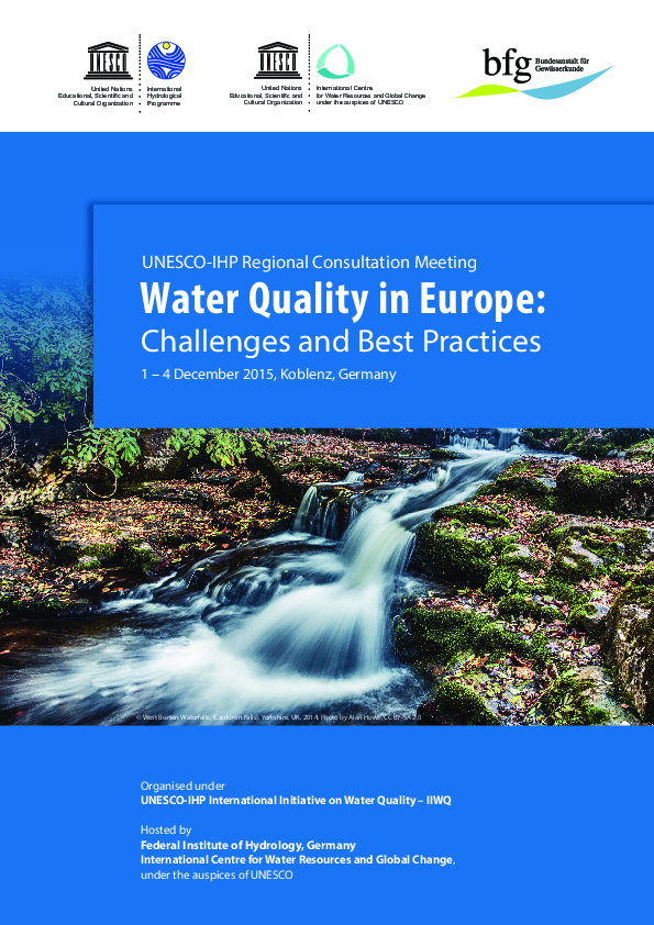 (PDF) Organised under UNESCO-IHP International Initiative on Water ...