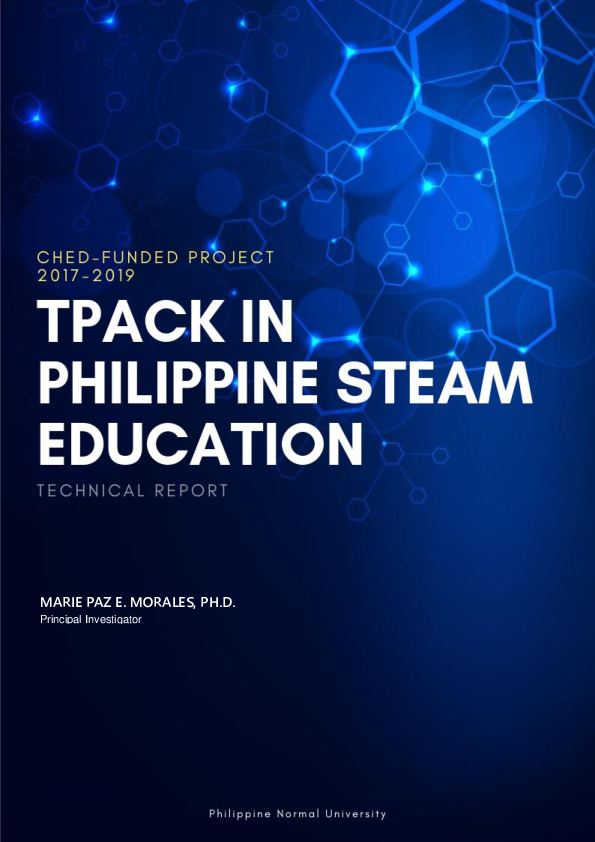 (PDF) TPACK in Philippine STEAM Education
