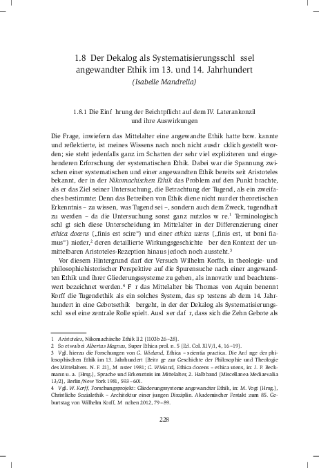 (PDF) Der Dekalog als Systematisierungsschlüssel angewandter Ethik im ...