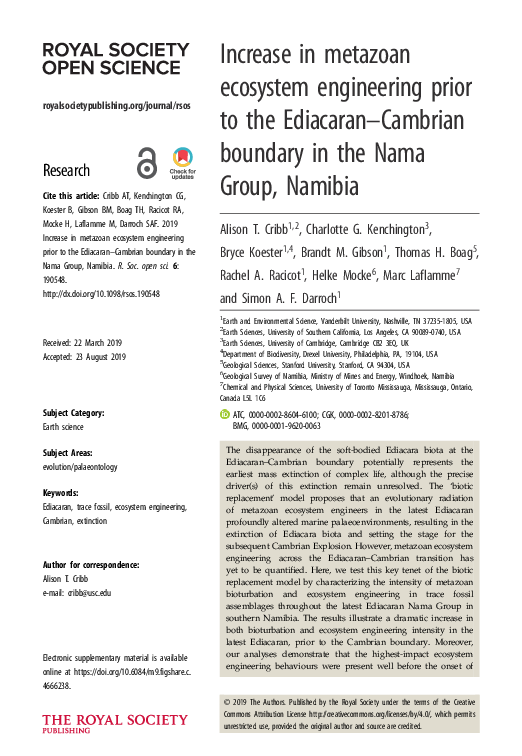 (PDF) Cribb etal 2019 RSOS