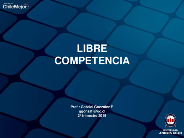 (PPT) Libre competencia