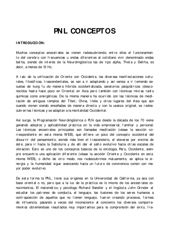 (PDF) PNL CONCEPTOS