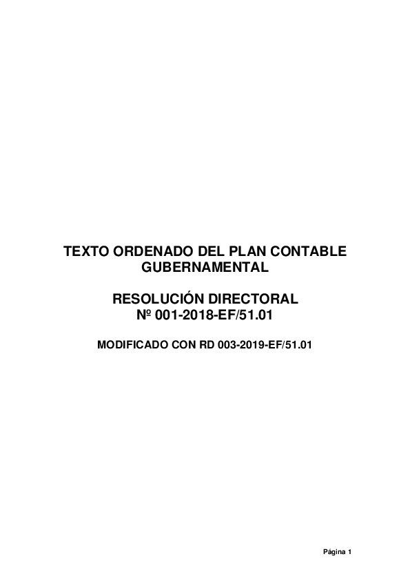 (PDF) Plan Contable Gubernamental