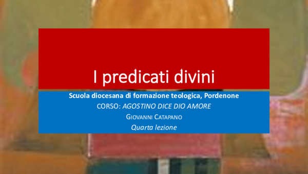 (PDF) I predicati divini [slides]