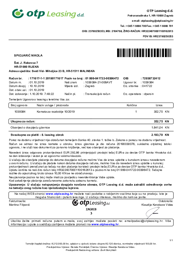 (PDF) OTP Leasing d.d | nikola spicijarić - Academia.edu