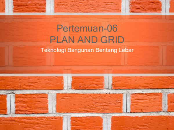(PPT) Sesi 6 struktur plan and grid