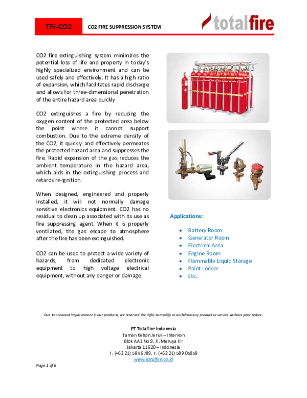 (PDF) CO2 FIRE SUPPRESSION SYSTEM