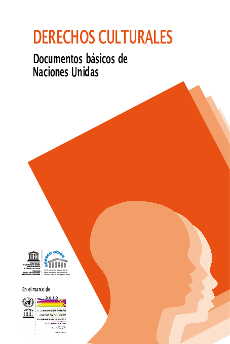 (PDF) Derechos Culturales. Documentos básicos de Naciones Unidas