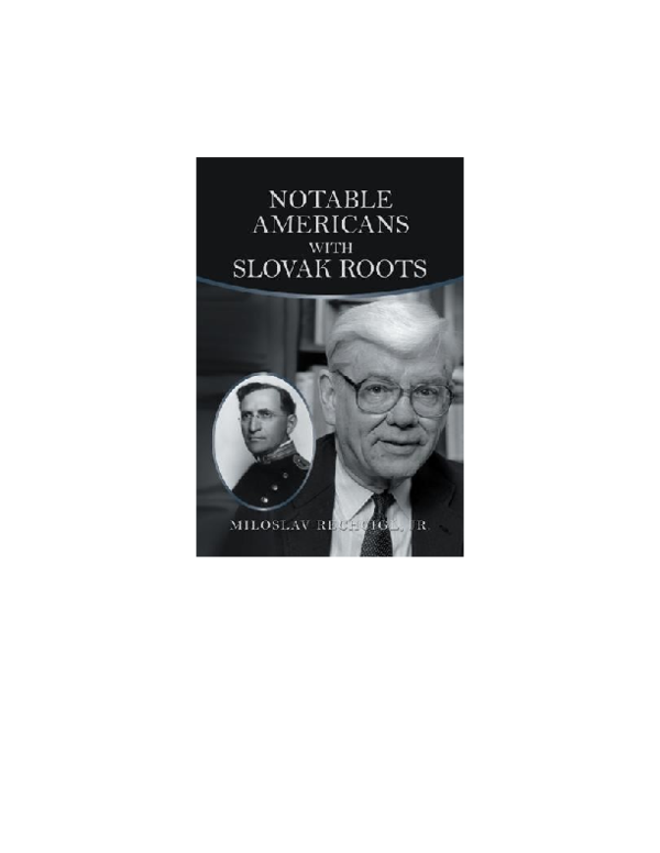(DOC) Notable Americans with Slovak Roots