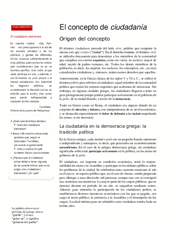 (DOC) El concepto de ciudadanía